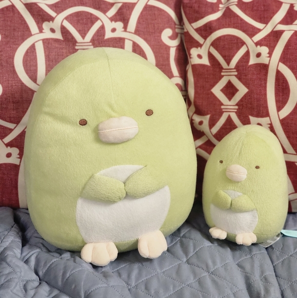 Toys | Kawaii Sumikko Gurashi Plushie Green Penguin Round 1 Round One ...
